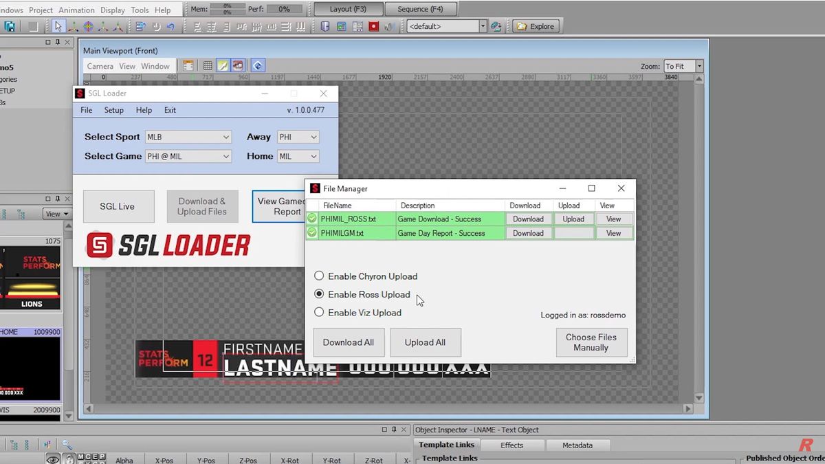Ross Integrates XPression Graphics With Stats Perform for Sports | TV Tech