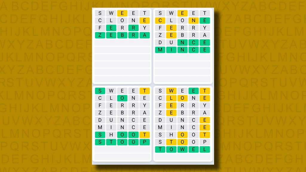 Quordle hints and answers for Thursday, July 3 (game #1256) | TechRadar