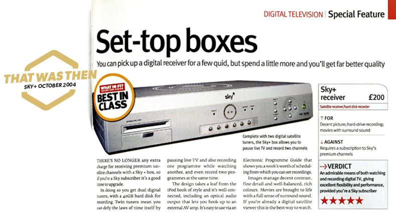 That Was Then… Sky+ review | What Hi-Fi?