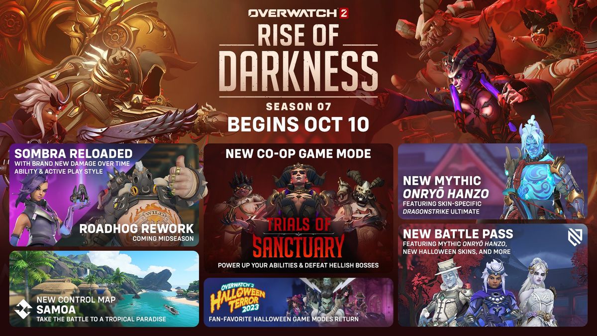 Overwatch 2 Season 7 cheat sheet: Everything new in Rise of Darkness ...