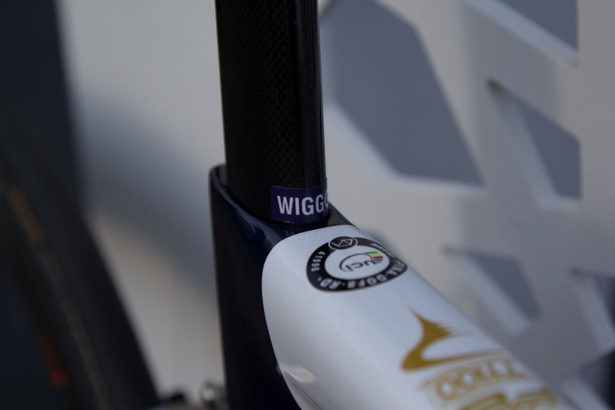 Bradley Wiggins' team issue Pinarello Dogma F8 - Gallery | Cyclingnews