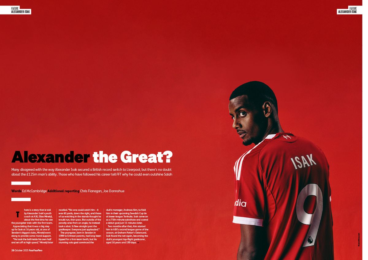 NEW ISSUE: The inside story of Alexander Isak’s rise, top Premier ...