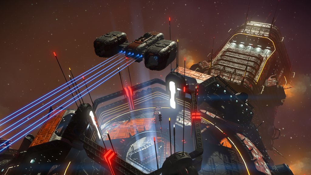 The No Man's Sky Breach update's exploration of derelict space wrecks ...