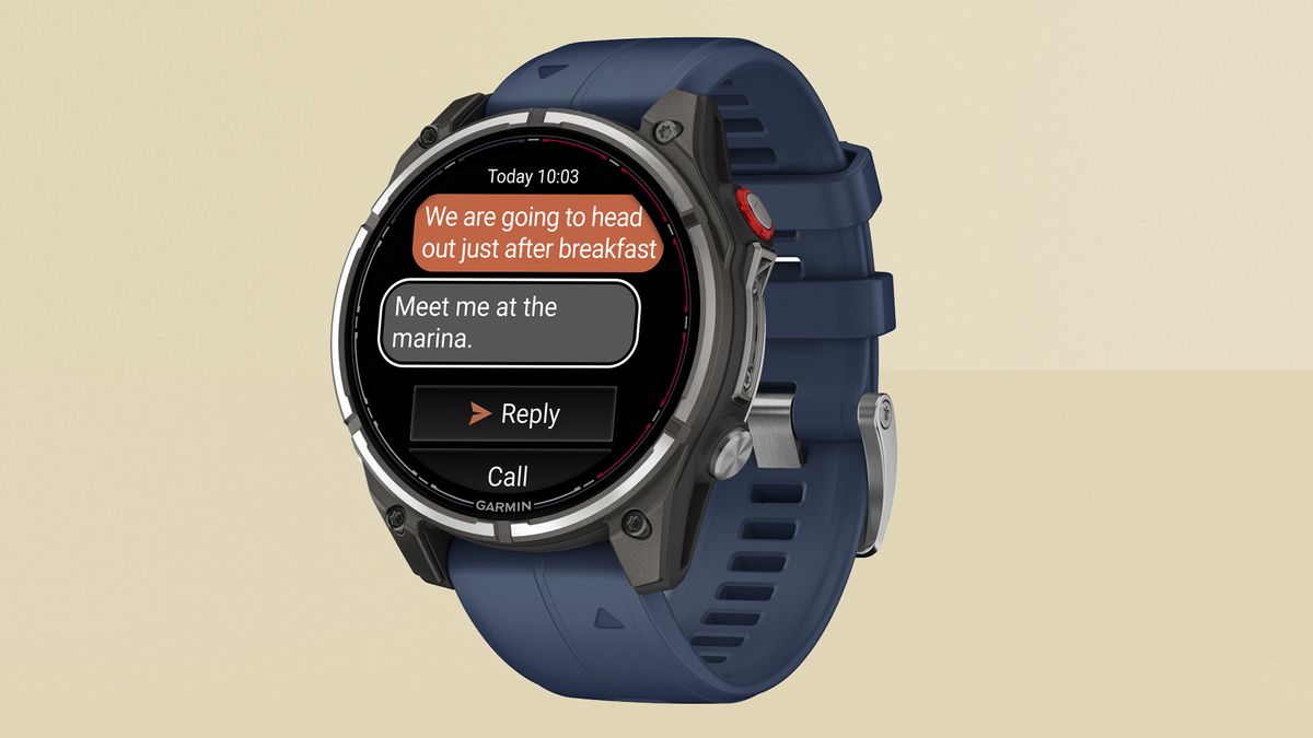 Garmin just gave its marine smartwatch satellite messaging (and a split ...