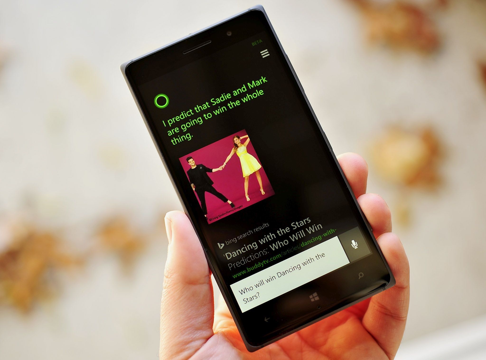 Cortana is now offering predictions on who will win Dancing With the ...