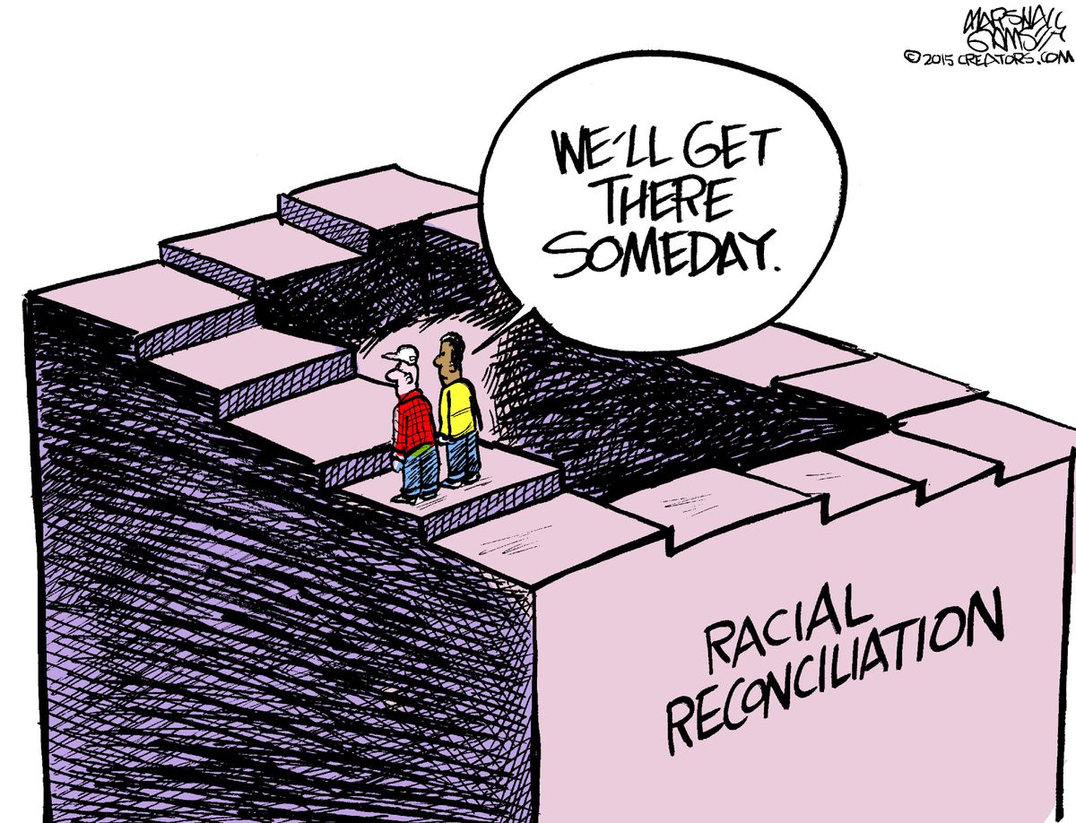 Editorial cartoon U.S. Race Relations | The Week