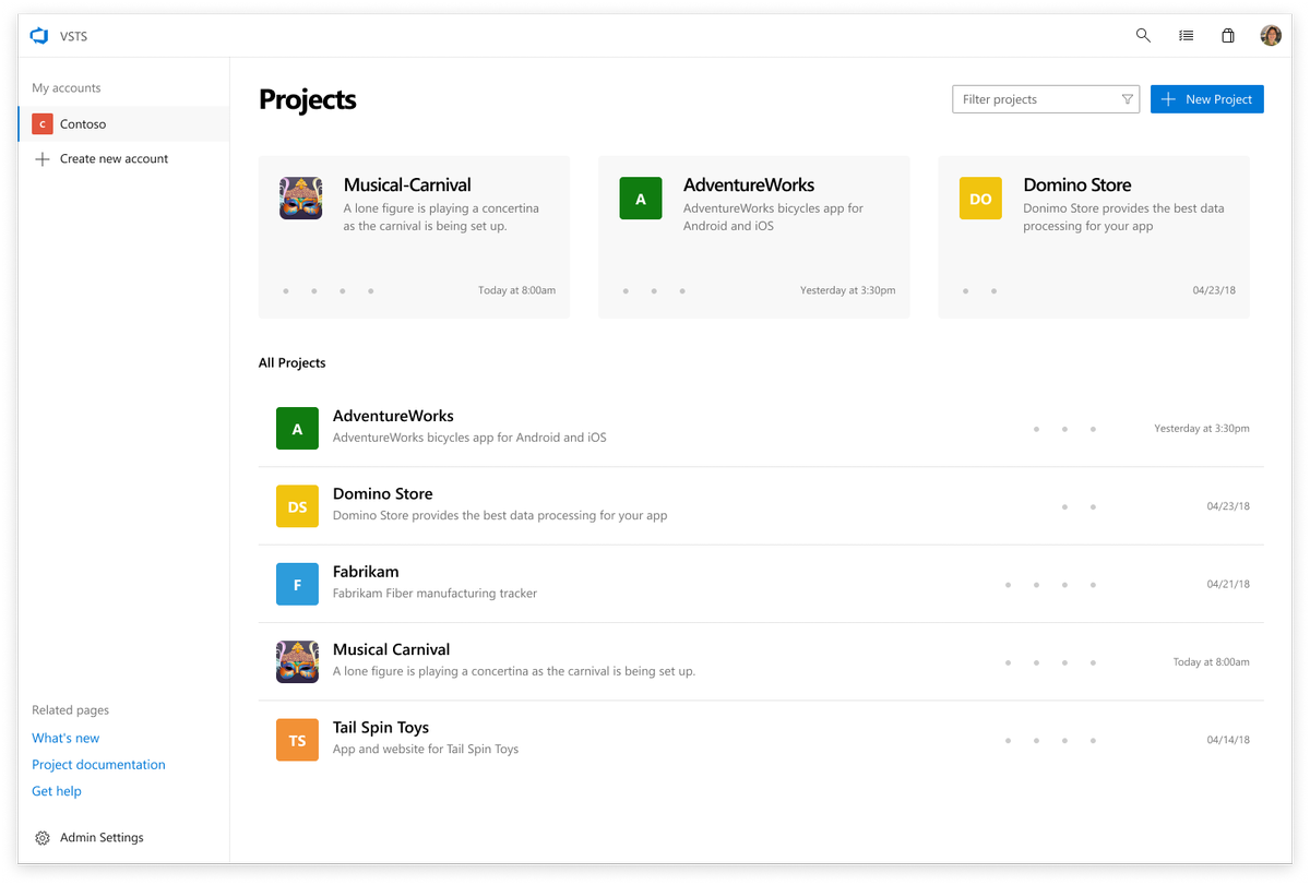 Visual Studio Team Services picking up Fluent Design-inspired overhaul ...