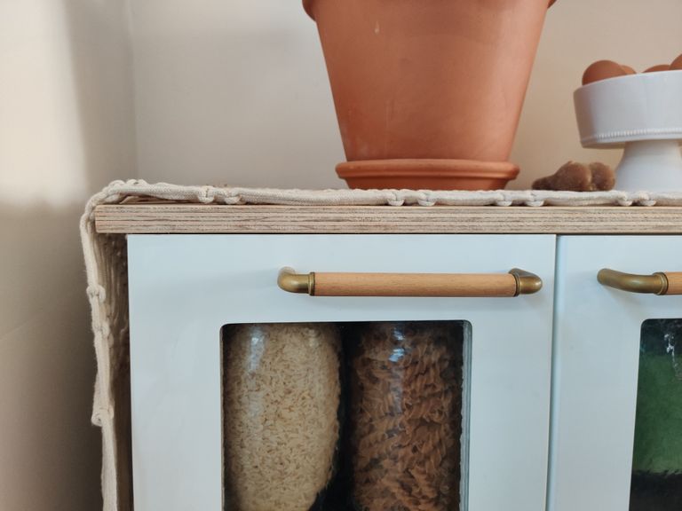 How I upcycled an old IKEA kitchen into a stylish piece of furniture ...
