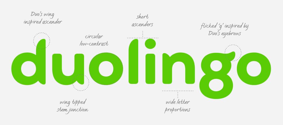 Duolingo gets a new logo and feathery custom typeface | Creative Bloq