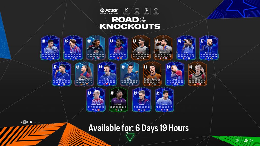 FC 25 RTTK tracker and Champions League upgrades guide | GamesRadar+