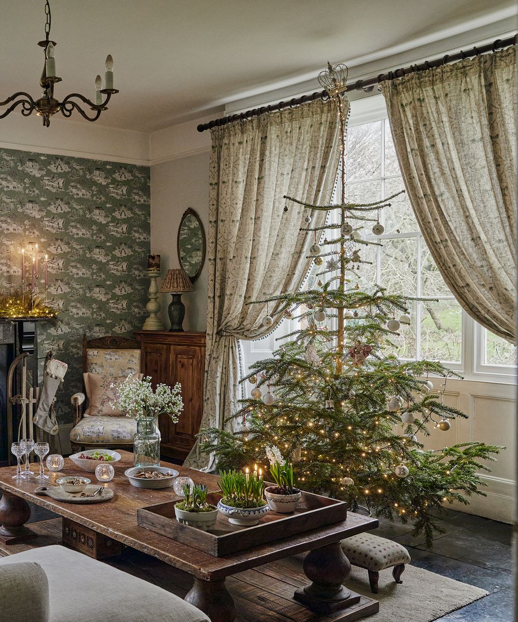 A Christmas home brimming with pattern | Ideal Home