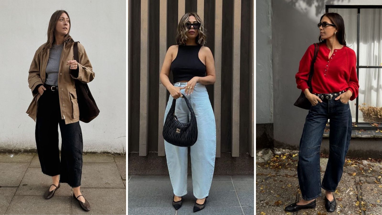 5 Ways To Style Barrel-Leg Jeans For Spring 2025 | Marie Claire UK