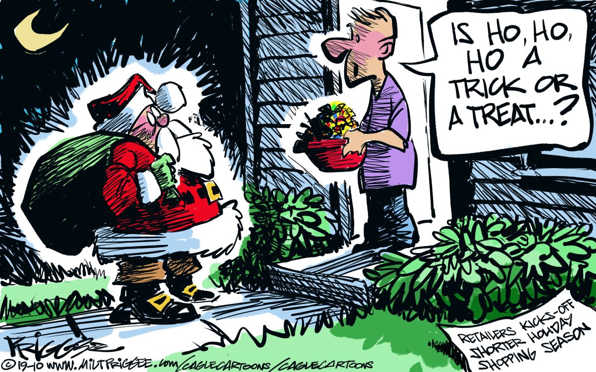 Editorial Cartoon U.S. Consumers Shopping Season | The Week