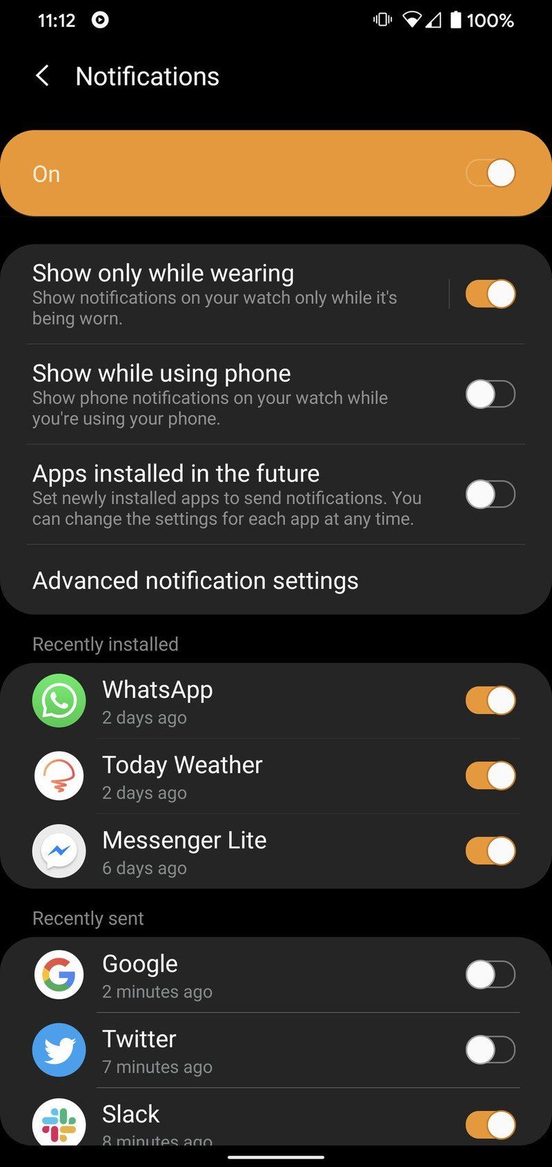 How to enable app notifications on a Samsung Galaxy smartwatch ...