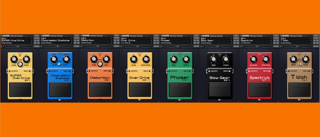 "The ability to use official Boss stompbox recreations in our DAW is ...