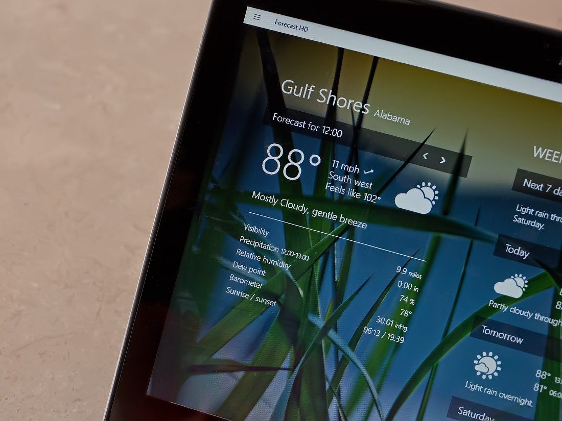 Forecast HD, a simple but informative Windows 10 weather app | Windows ...