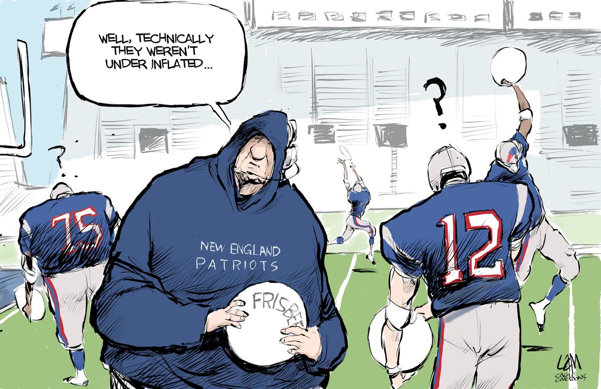 Editorial cartoon sports Patriots NFL | The Week