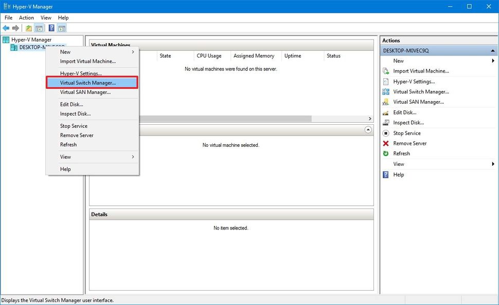 How to create a Linux virtual machine on Windows 10 using Hyper-V ...