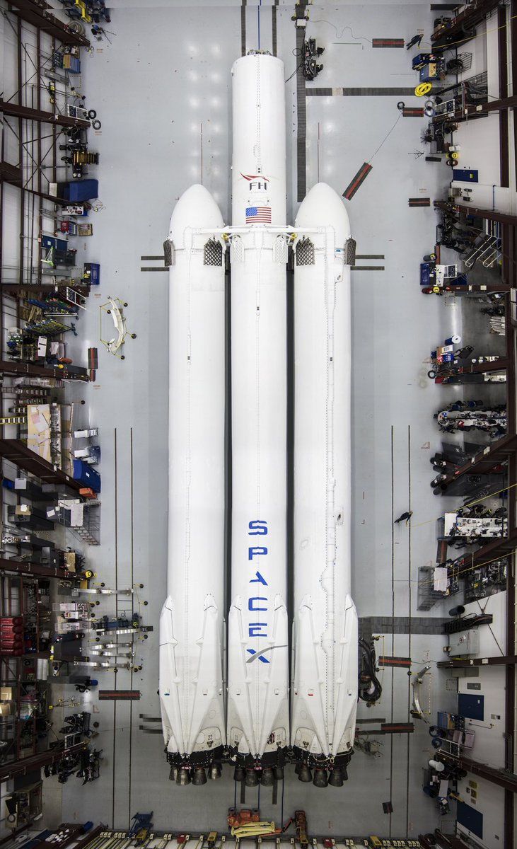 Elon Musk Unveils Falcon Heavy Rocket Photos Ahead of Maiden Flight | Space