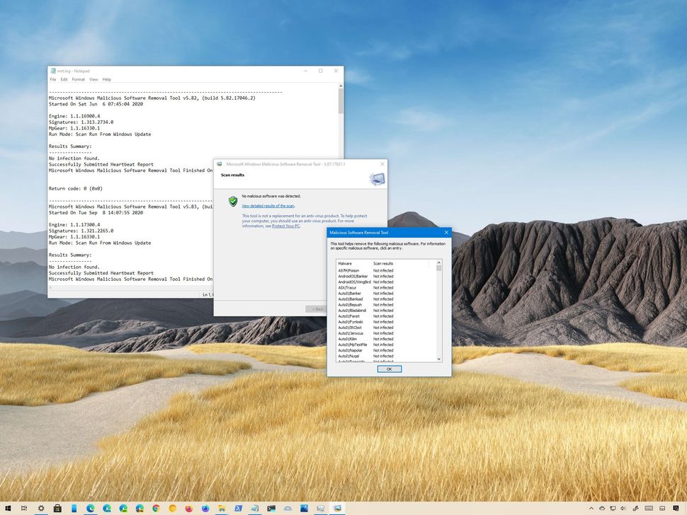 How to clean Windows 10 setup using the Malicious Software Removal Tool ...