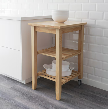 This IKEA Rolling Kitchen Cart is a Small Kitchen Must-Have | Livingetc