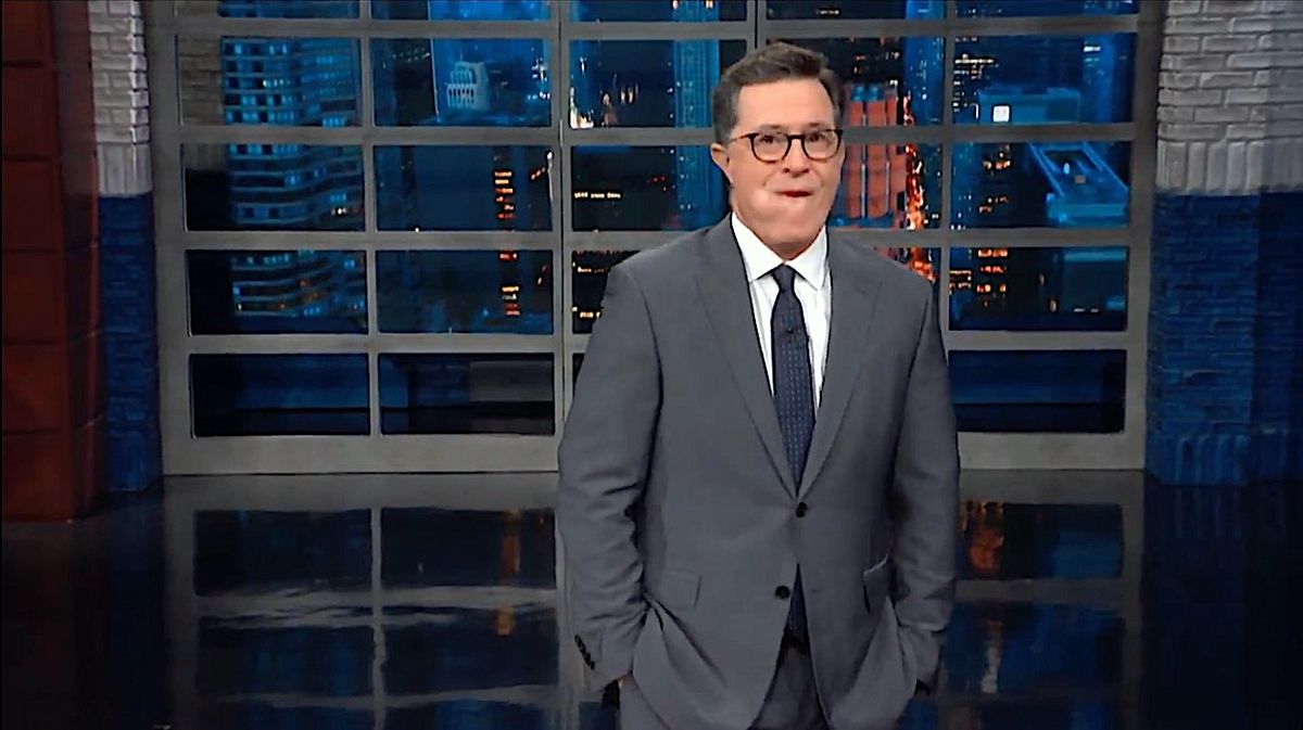'Beautiful Ted'? Stephen Colbert has a good short laugh at Trump's fake ...