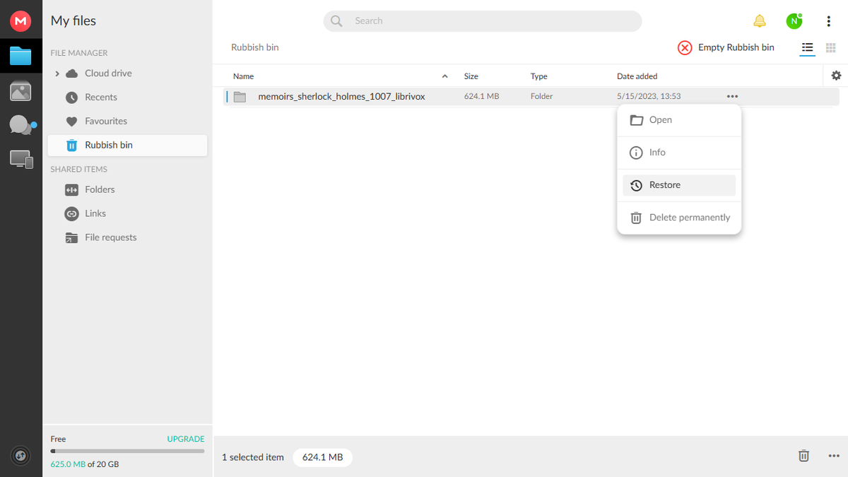 Mega cloud storage review | TechRadar