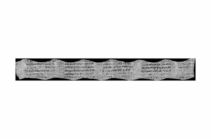 AI reveals scroll's lost text after it was scorched by Mount Vesuvius ...