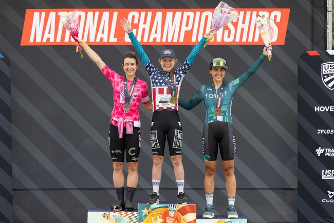 USA Pro Road Championships: Emily Ehrlich holds off Kristen Faulkner to ...