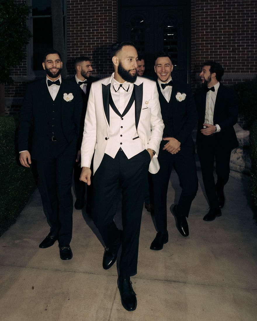 Who What Wear Weddings: Sally Ashour and Abdul Ayyad's Glamorous ...