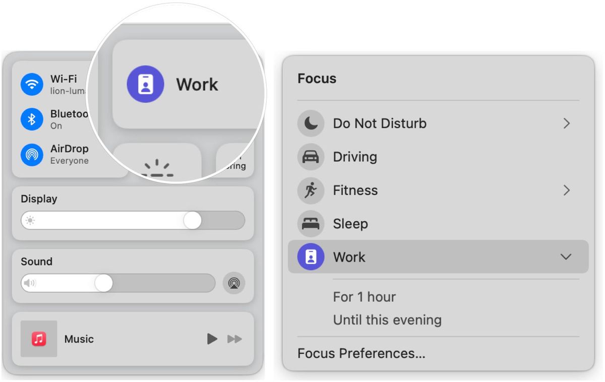 How to create and use a Focus on Mac | iMore