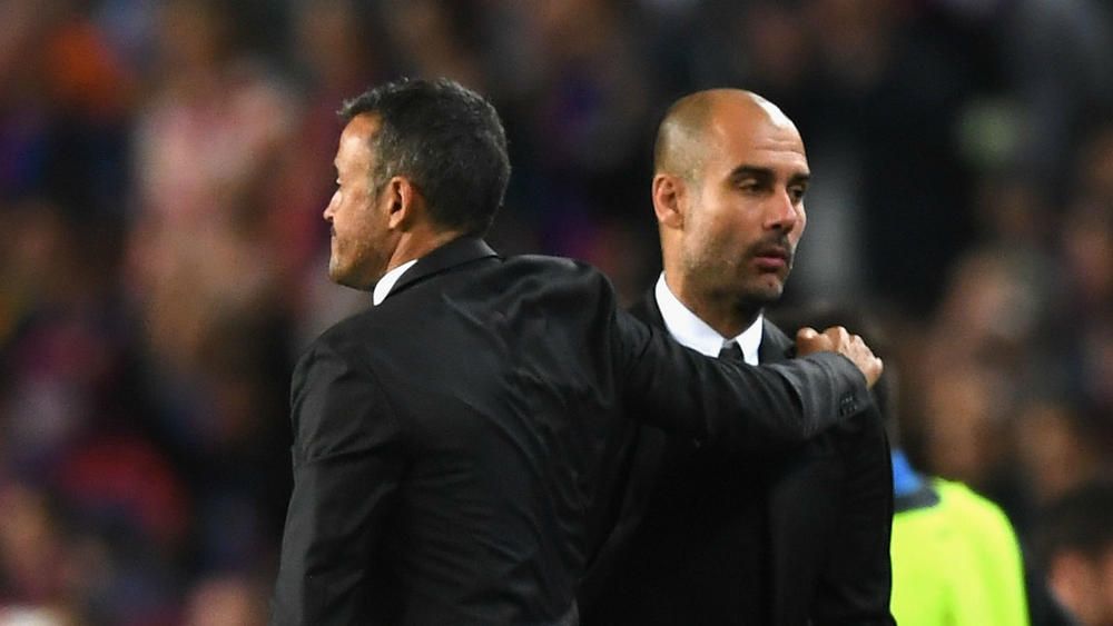 Guardiola understands Luis Enrique leaving Barcelona | FourFourTwo