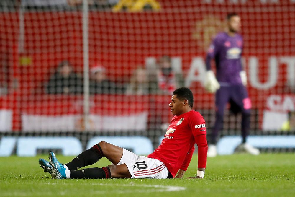 Marcus Rashford determined to return from back injury stronger than ...
