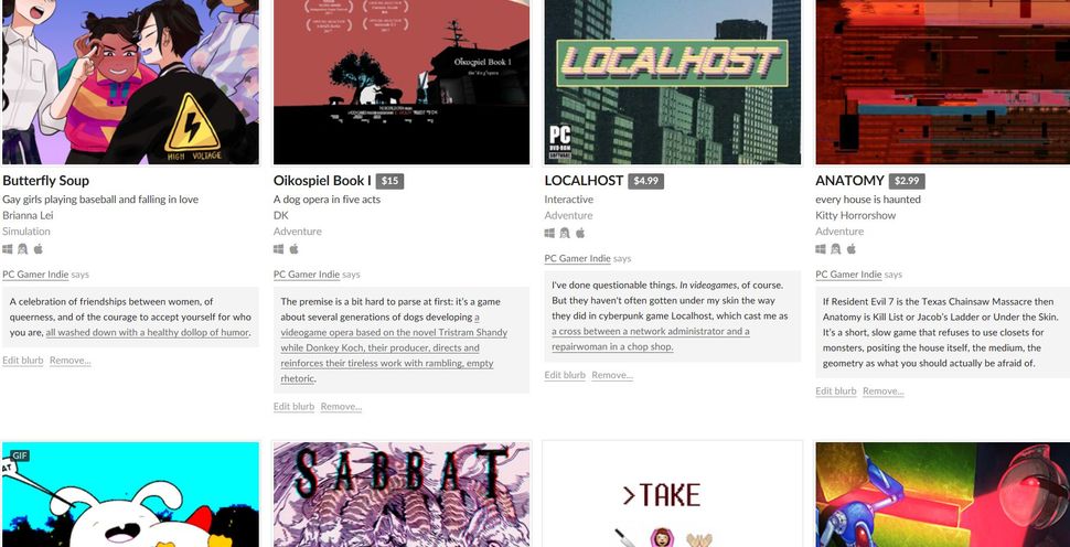 We're putting together a collection of our favorite indie games on itch ...
