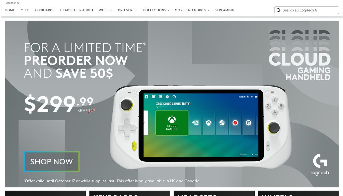 Logitech's streaming handheld may be great for Xbox Cloud Gaming — but ...