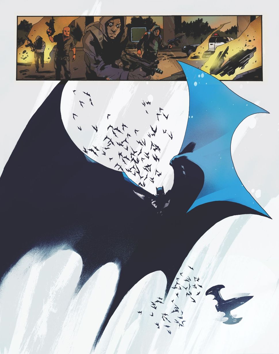 DC's Dark Knight versus a dark Gotham night in Jock's Black Label ...