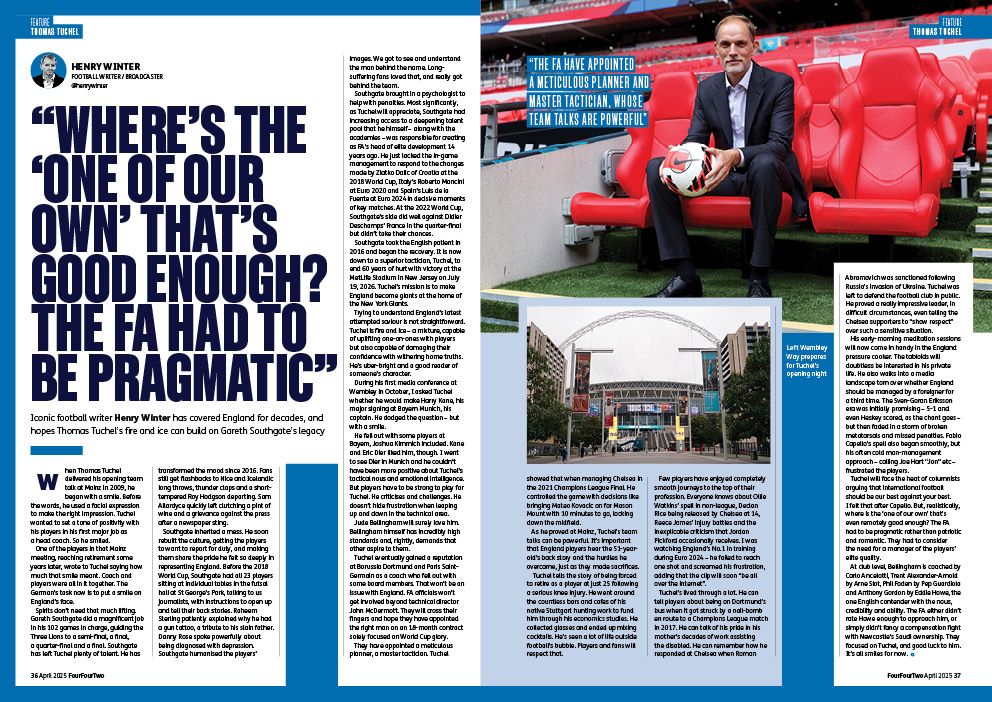 NEW ISSUE: Tuchel’s Eng-Ger-land PLUS Henry Winter, Iniesta exclusive ...