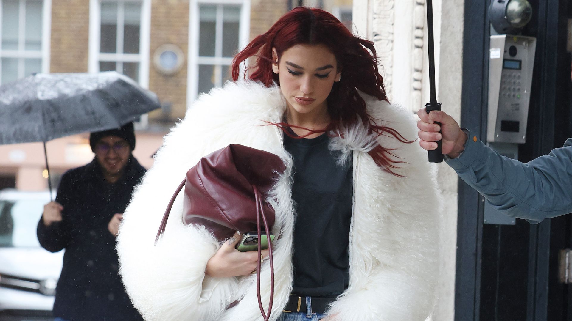 Dua Lipa Approves of the Red Color Trend | Marie Claire