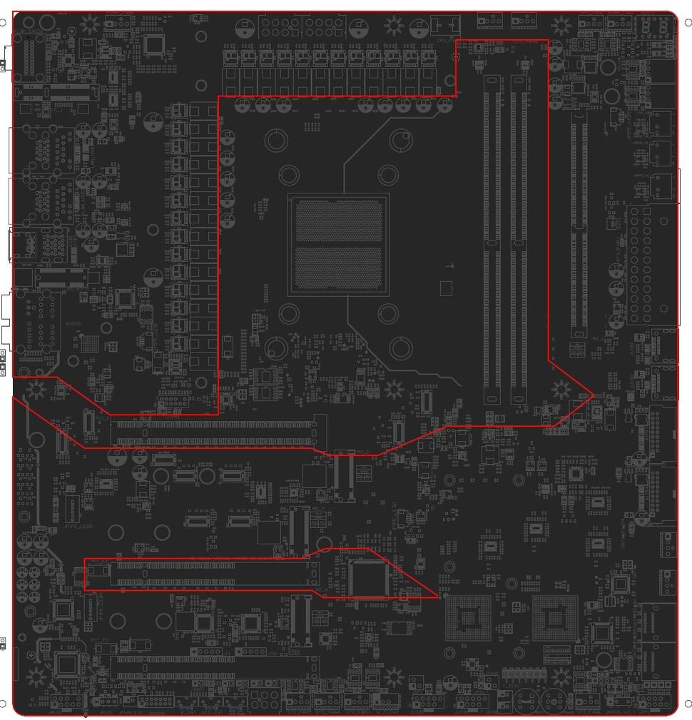 X670E Version of Asus Apex Motherboard PCB Diagram Leaked | Tom's Hardware