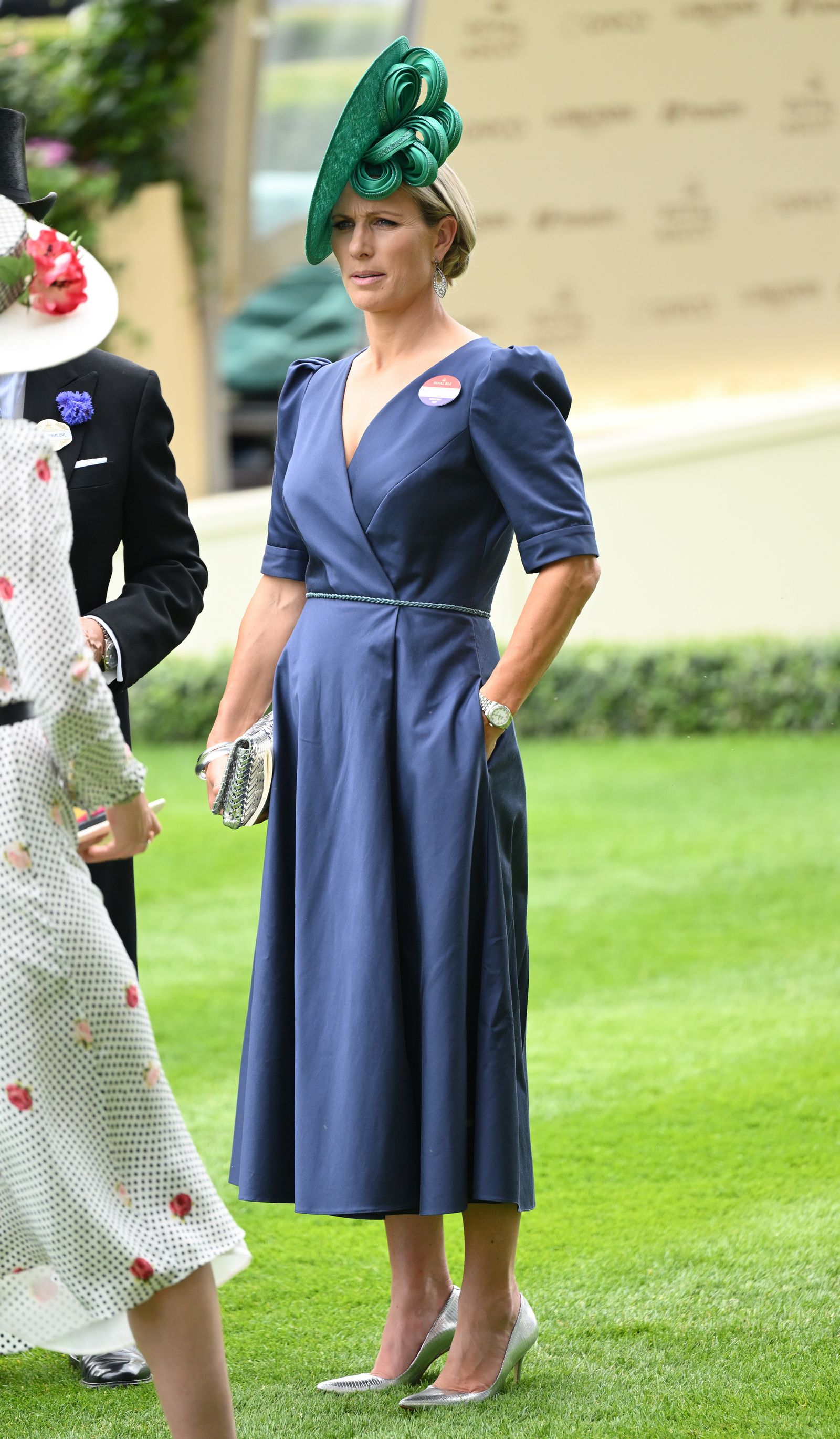 Zara Tindall is picture of elegance in blue dress at Ascot | Woman & Home