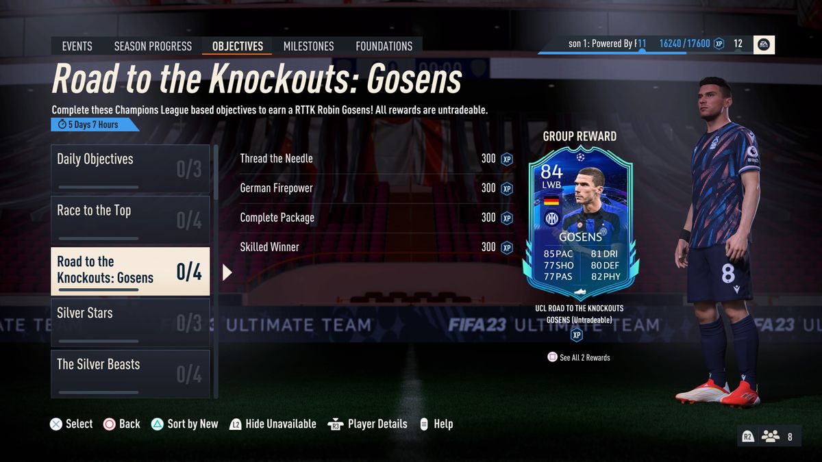 FIFA 23 RTTK tracker with upgradeable Messi and Foden cards | GamesRadar+