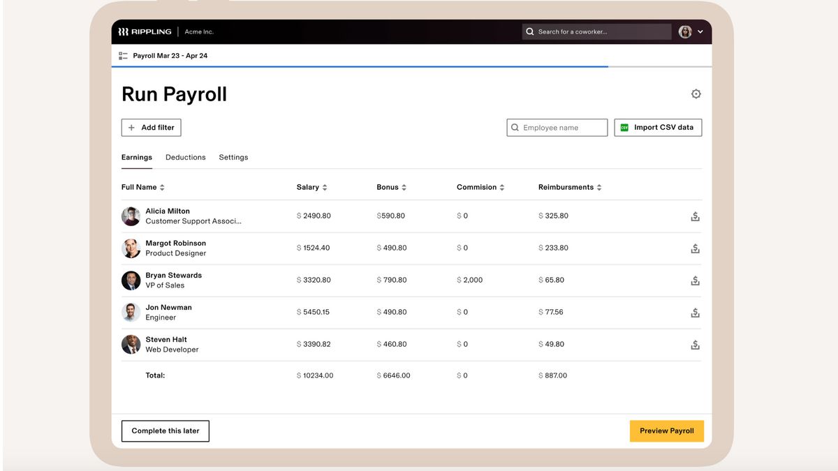 Rippling employee management review | TechRadar