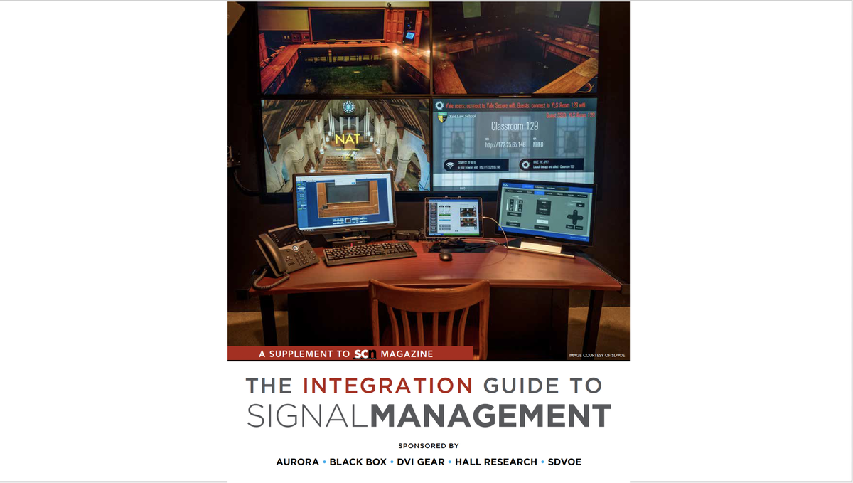 The 2019 Integration Guide to Signal Management | AVNetwork