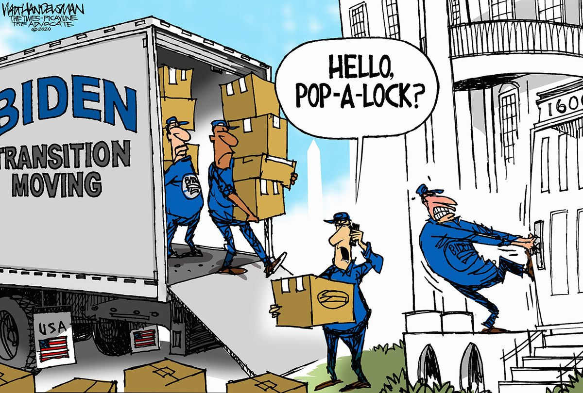 Political Cartoon U.S. Trump Biden transition | The Week