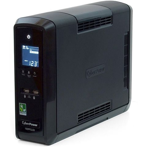 CyberPower CP1500PFCLCD - Enthusiast Power Protection: Four-Way 900 W ...