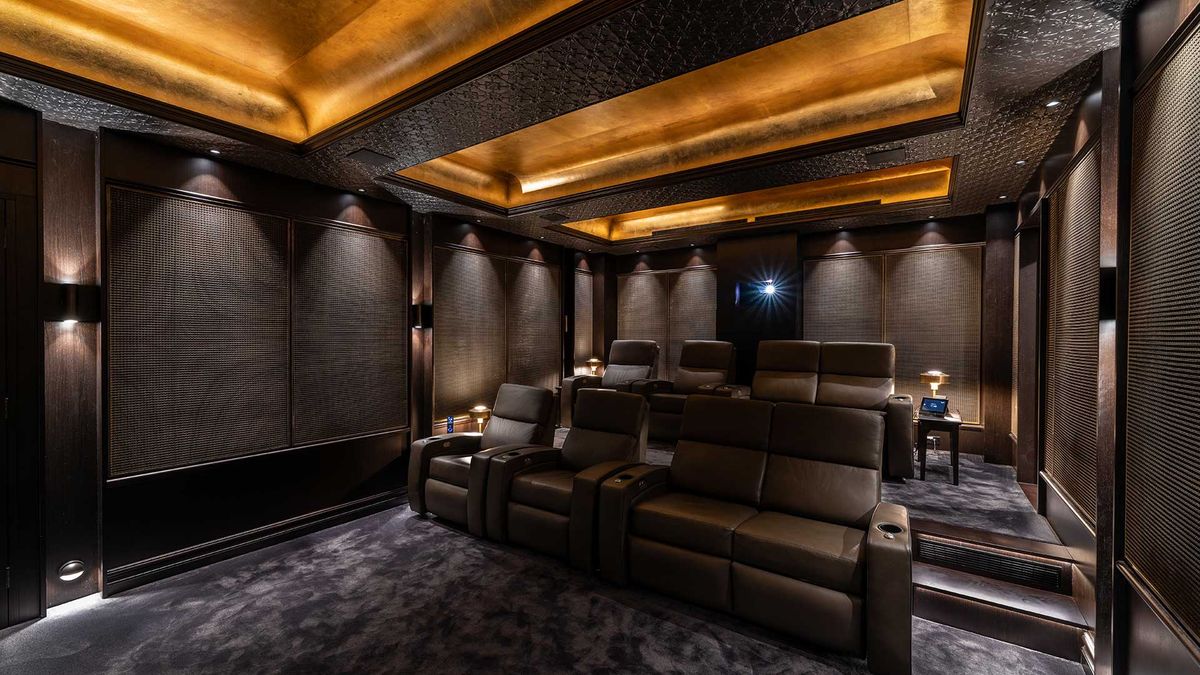 Step inside the world's best home cinema – a 'church cloister' entrance ...