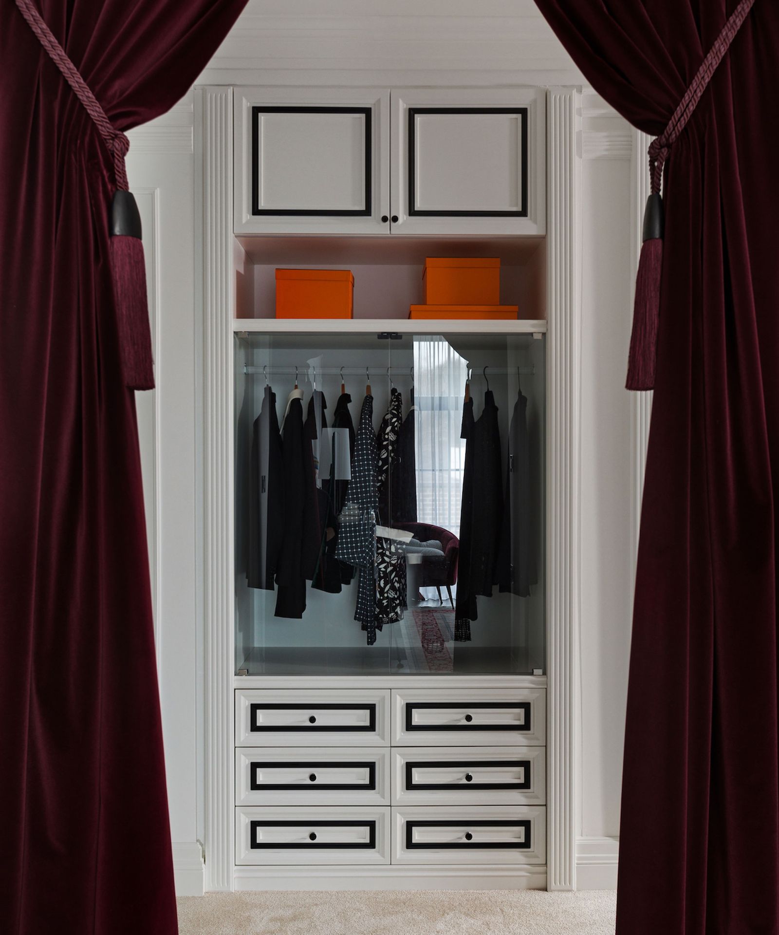 Curtain closet ideas: 11 designs that add elegant texture to a closet ...