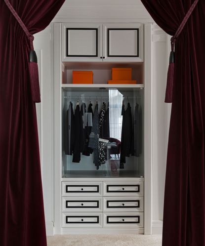 Curtain closet ideas: 11 designs that add elegant texture to a closet ...