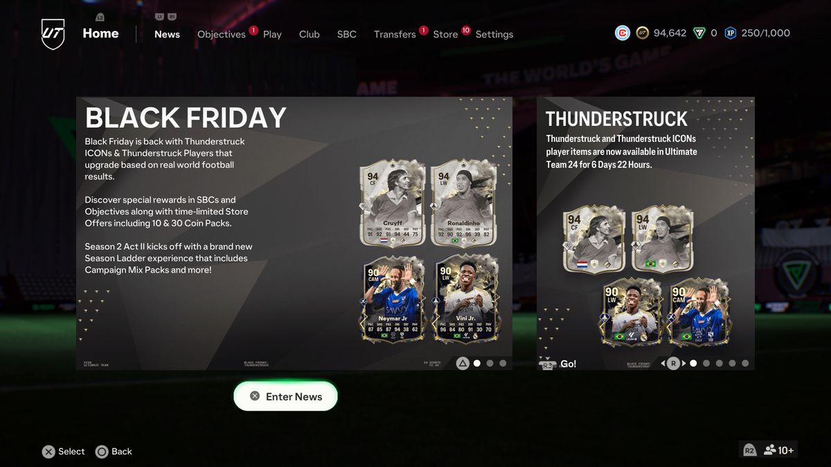FC 24 Black Friday brings new Thunderstruck promo | GamesRadar+