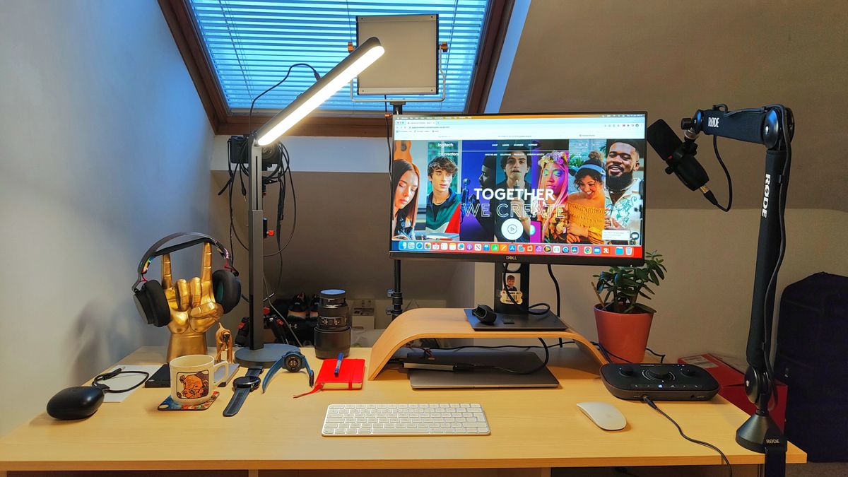 The Logitech Litra Beam is my go-to desktop light for creating videos ...